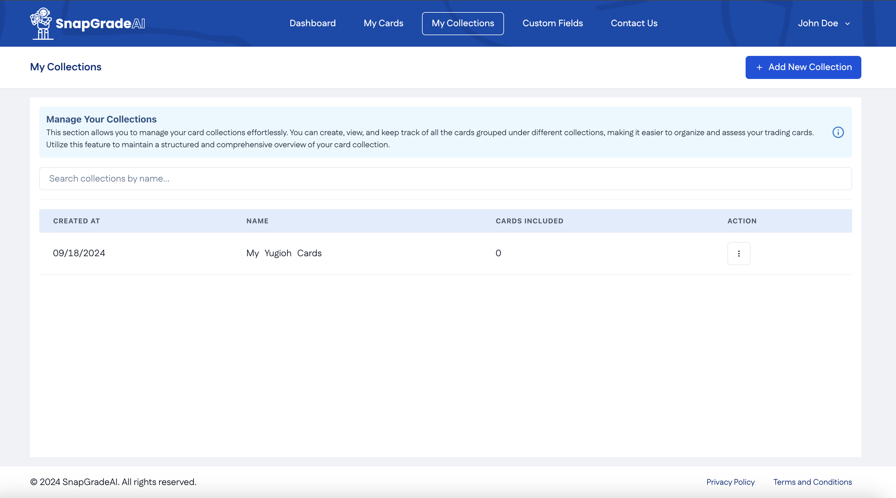 SnapGradeAI | AI TCG Grading for Trading Card Collectors